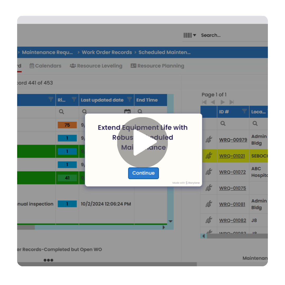 Preventive Maintenance with CMMS | MPulse Software